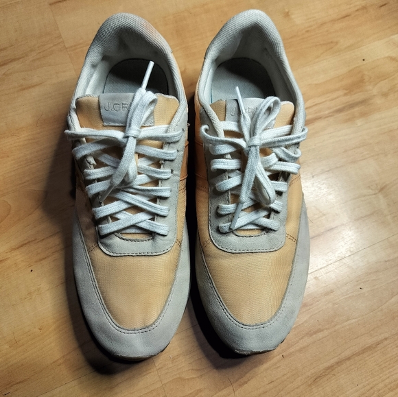 J. Crew | Shoes | J Crew Womens Trainer In Colorblock Tan And White ...
